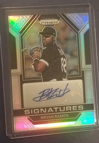 BRYAN RAMOS 2023 PANINI PRIZM SILVER PRIZMS SIGNATURES #SIG-BR CHICAGO ...