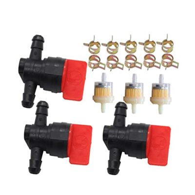 1/4" in Line Fuel Gas Leach Shut Cut Off Valves Clamps Compatible ...