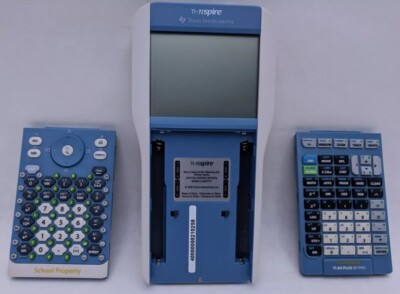 Texas Instruments Graphing Calculator w/ TI-84 Plus & TI-Nspire Keypads ...