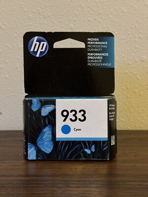 Genuine HP 933 Cyan Blue Ink Cartridge New Exp 09/20 6100, 6600, 6700 ...