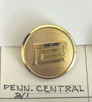 Penn Central railroad button - Waterbury Conn, | eBay