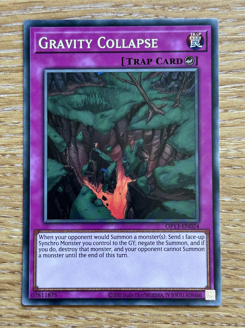 Gravity Collapse - OP13-EN024 - YuGiOh - New | eBay
