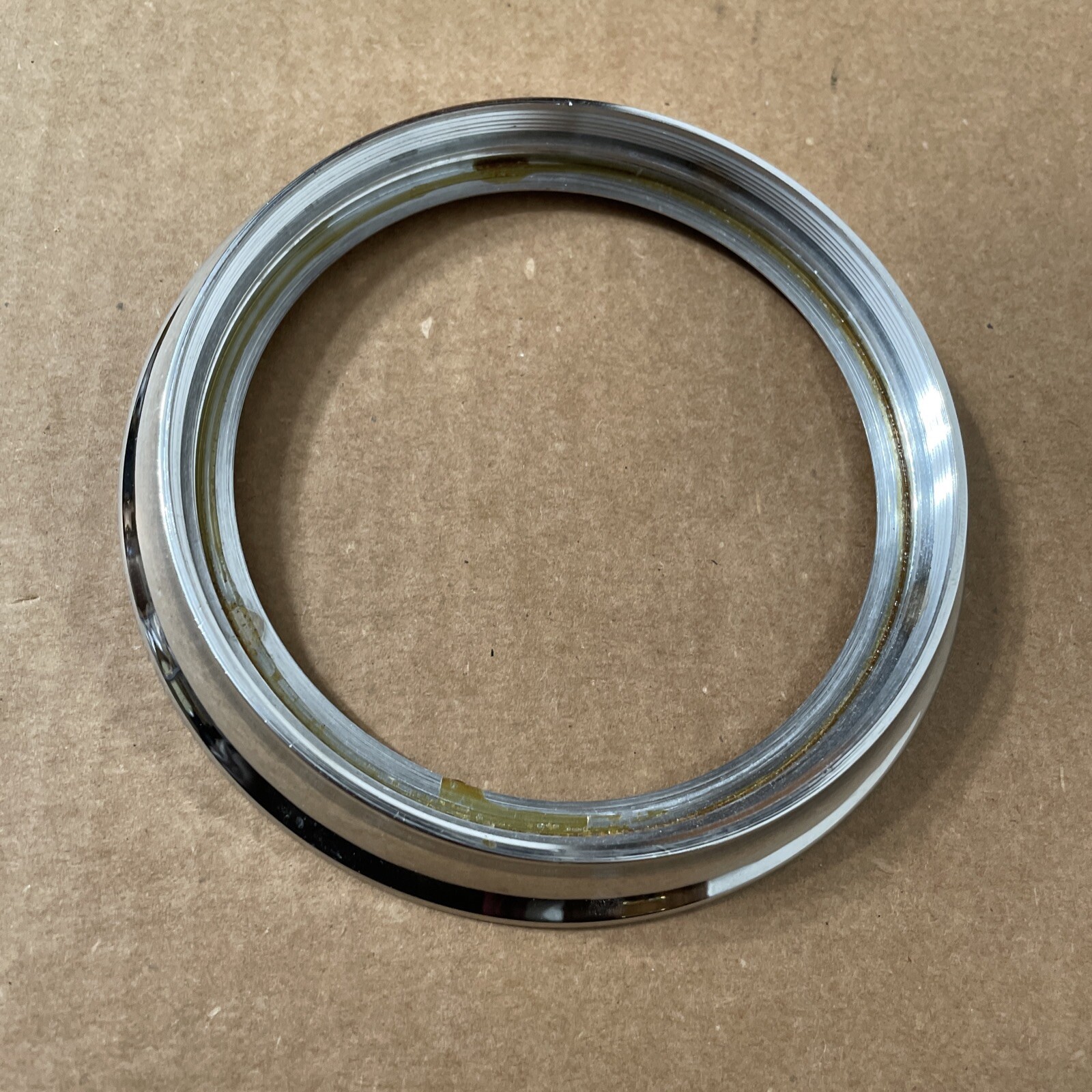 Chelsea Style Chrome Or Nickel Plated Ships Clock Threaded Bezel Part ...