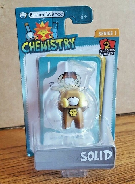 Basher Science Chemistry Series 1 Solid Figure 2 Game Cards Mattel for ...