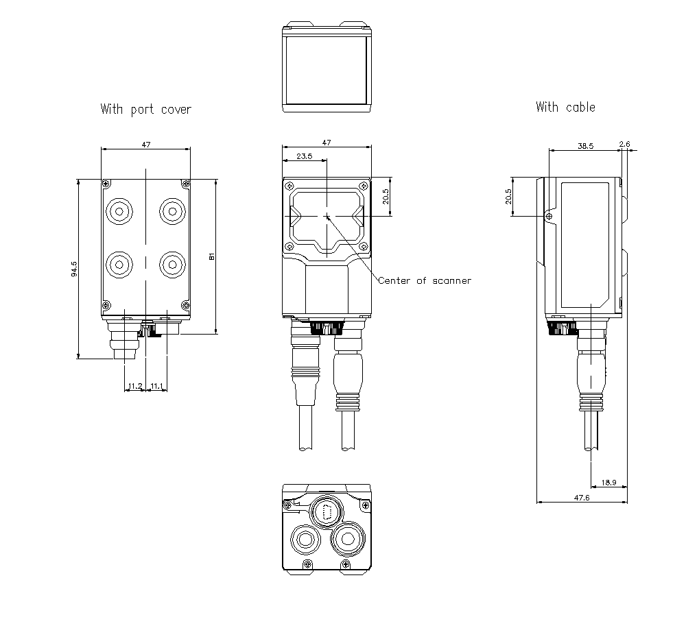1pcs KEYENCE SR-1000W Barcode / QR Code Scanner Brand New with Box#YC ...