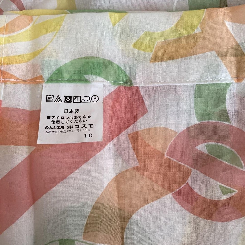 Mickey Character Noren Curtain 91x85cm Lightweight Transparent Used | eBay