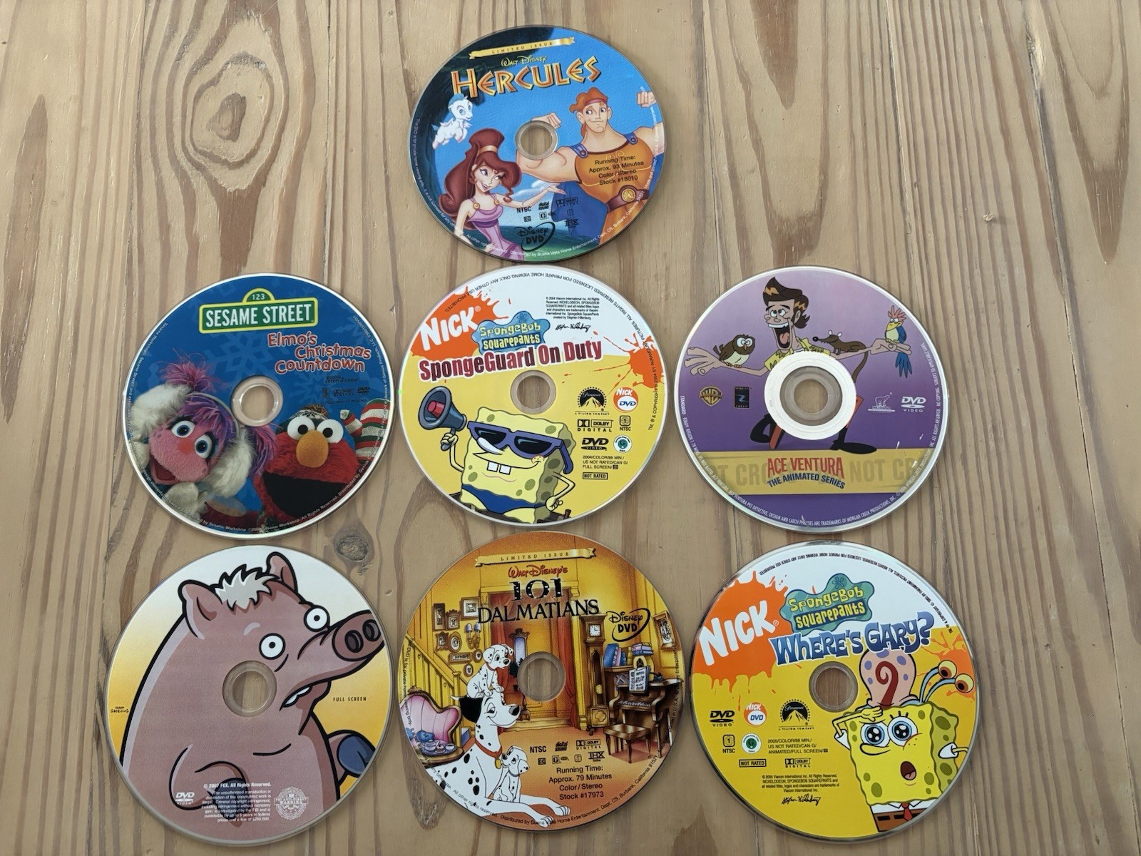 Lot Of 7 DVDs Disney Movies, Kids, Wholesale Disc(s), Only DVD Disc(s ...