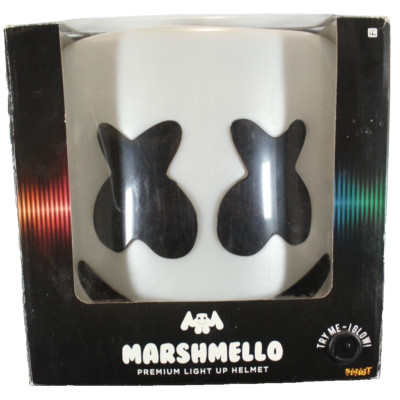 DJ Marshmello Premium Light Up LED Adjustable Helmet Spirit Halloween ...