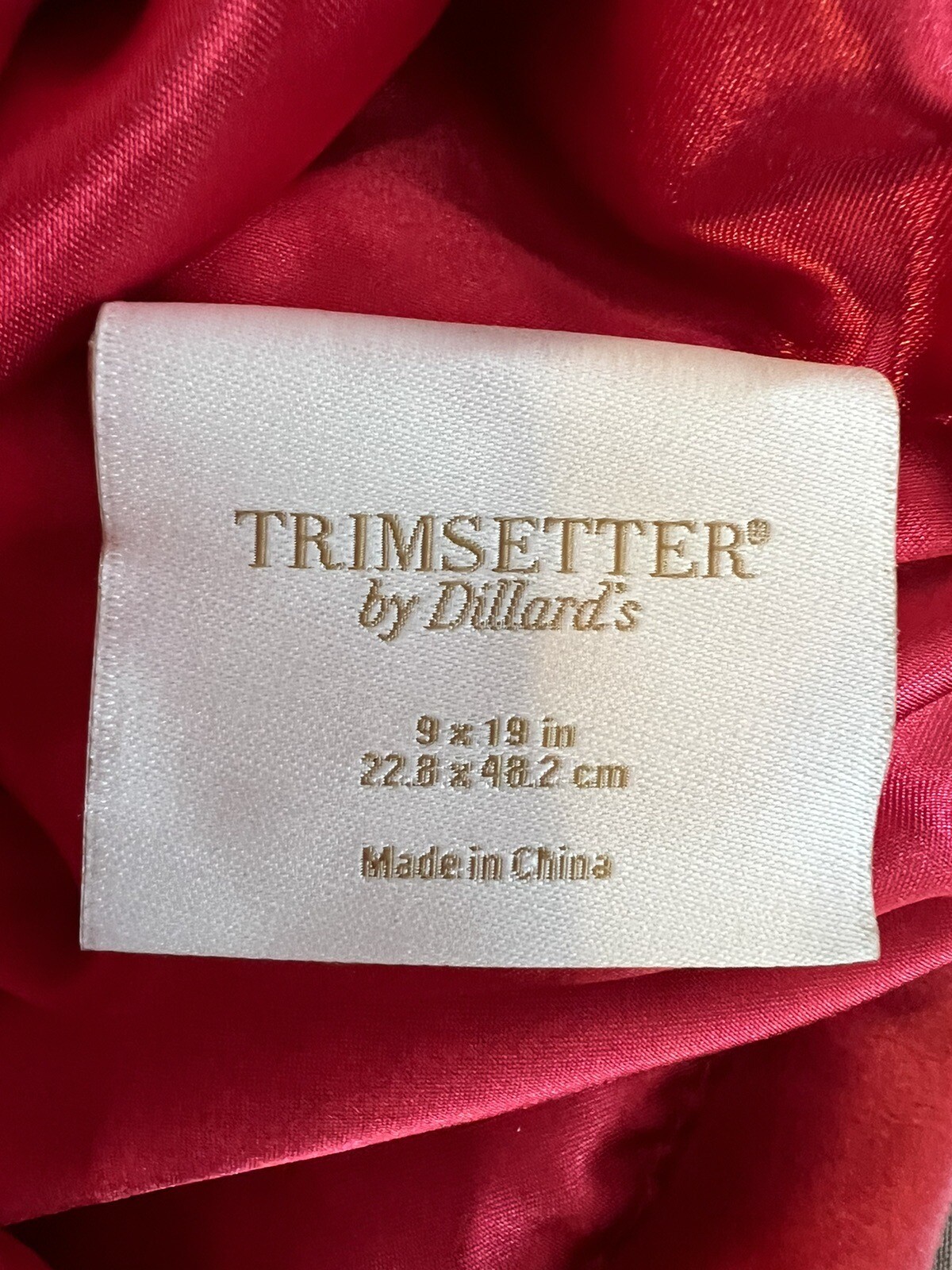 Trimsetter Dillards Soft Faux Fur Red Christmas Stocking 19”x9” Never ...