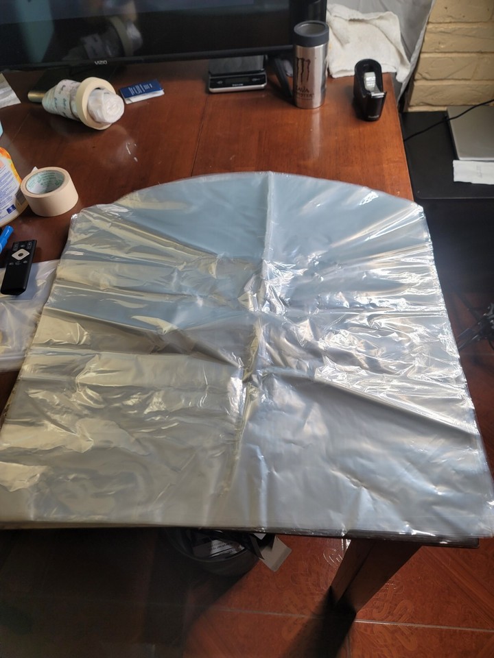 2pk Large Shrink Wrap Bags for Gift Baskets. 26"w x 28"L Clear Heat ...