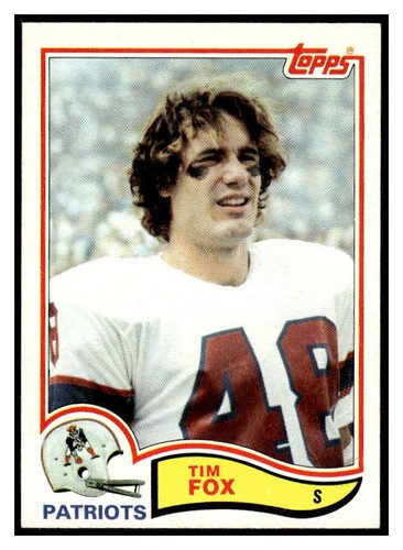 1982 Topps #148 Tim Fox New England Patriots Excellent | eBay
