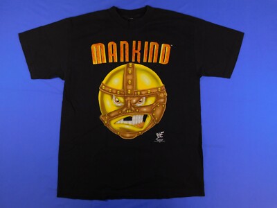 WWF MANKIND MICK FOLEY IS GOD VINTAGE 90'S SHIRT RARE WWE NO TAG | eBay