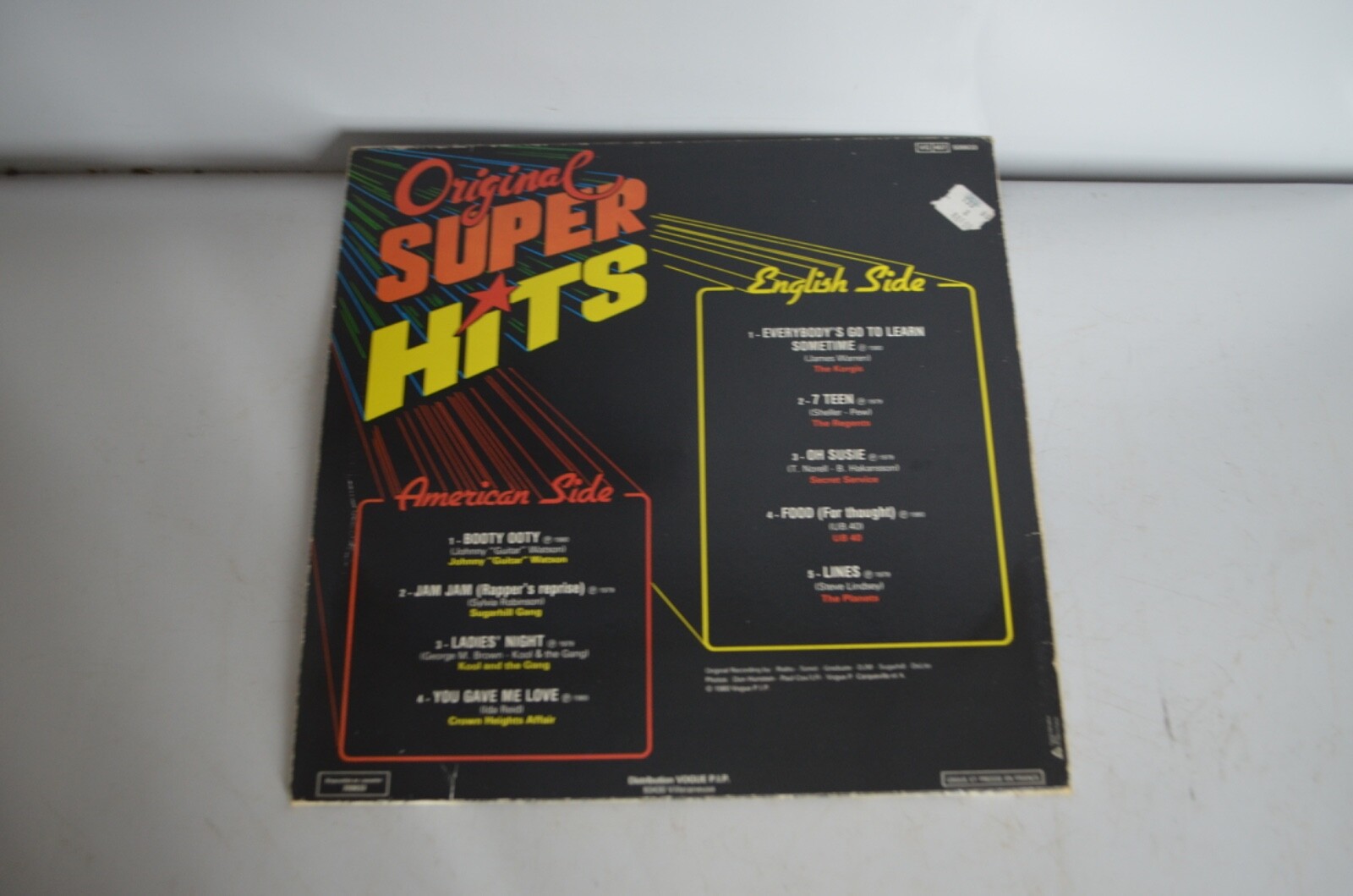 DISQUE VINYLE 33 TOUR ORIGINAL SUPER HIT PARADE | eBay
