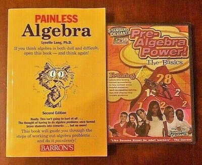 New ~ STANDARD DEVIANTS The Basics~ Learn Pre-Algebra DVD+ PAINLESS ...