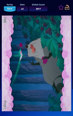 Topps Disney Collect Digital In Flight MEEKO & FLIT Pink Moments Rare ...