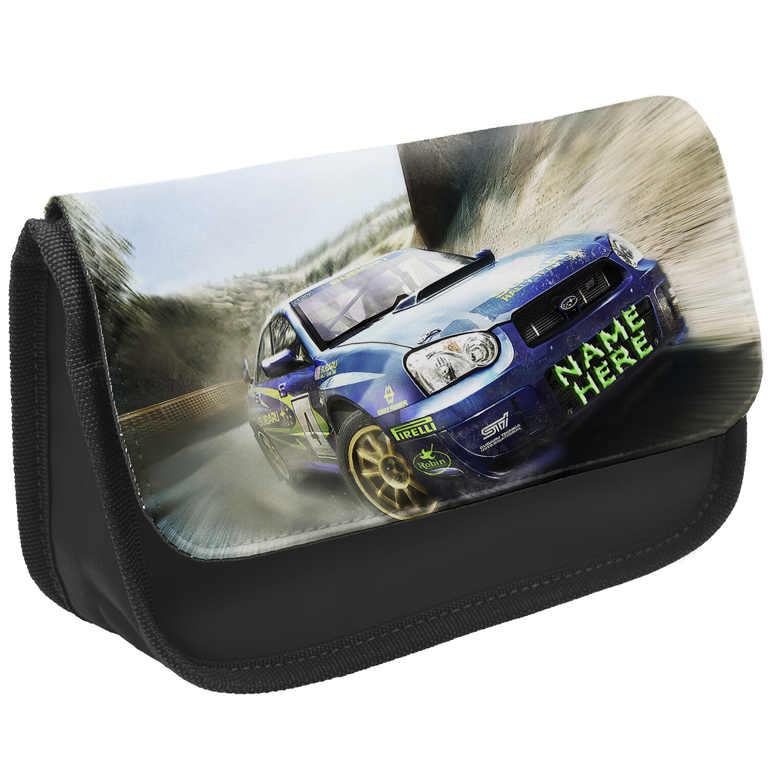 Personalised Pencil Case Boys Car Childrens Racing School Bag Kids Gift ...