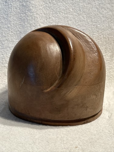 RARE Vintage Antique Wooden HAT MOLD Millinery Hat Block Form 906 Size ...