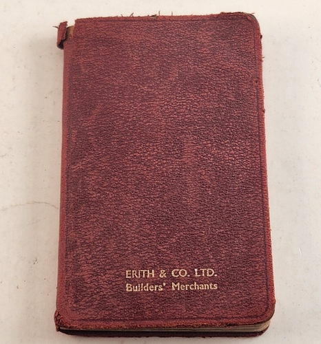 Erith and Co LTD. Builder Merchants Diary For Architects Surveyors ...