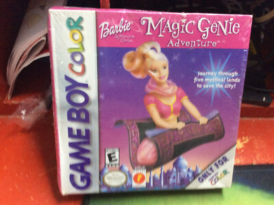 BRAND NEW SEALED Barbie Magic Genie Adventure (Nintendo Game Boy Color ...