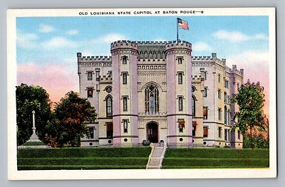 Baton Rouge Louisiana LA Old State Capitol Mark Twain Castle Postcard ...