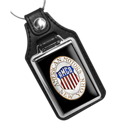 AMCO American Motors New York Emblem Design Faux Leather Key Ring | eBay