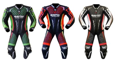 Berik Motorbike Racing Leather Suit All Sizes Available Cow Leather | eBay