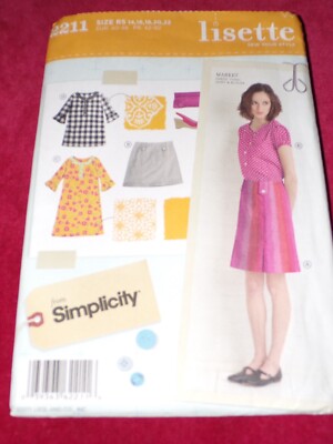 💐 SIMPLICITY #0449 / #2211 - LADIES "LISETTE" WARDROBE PATTERN 6-14 / 14-22 FF | eBay
