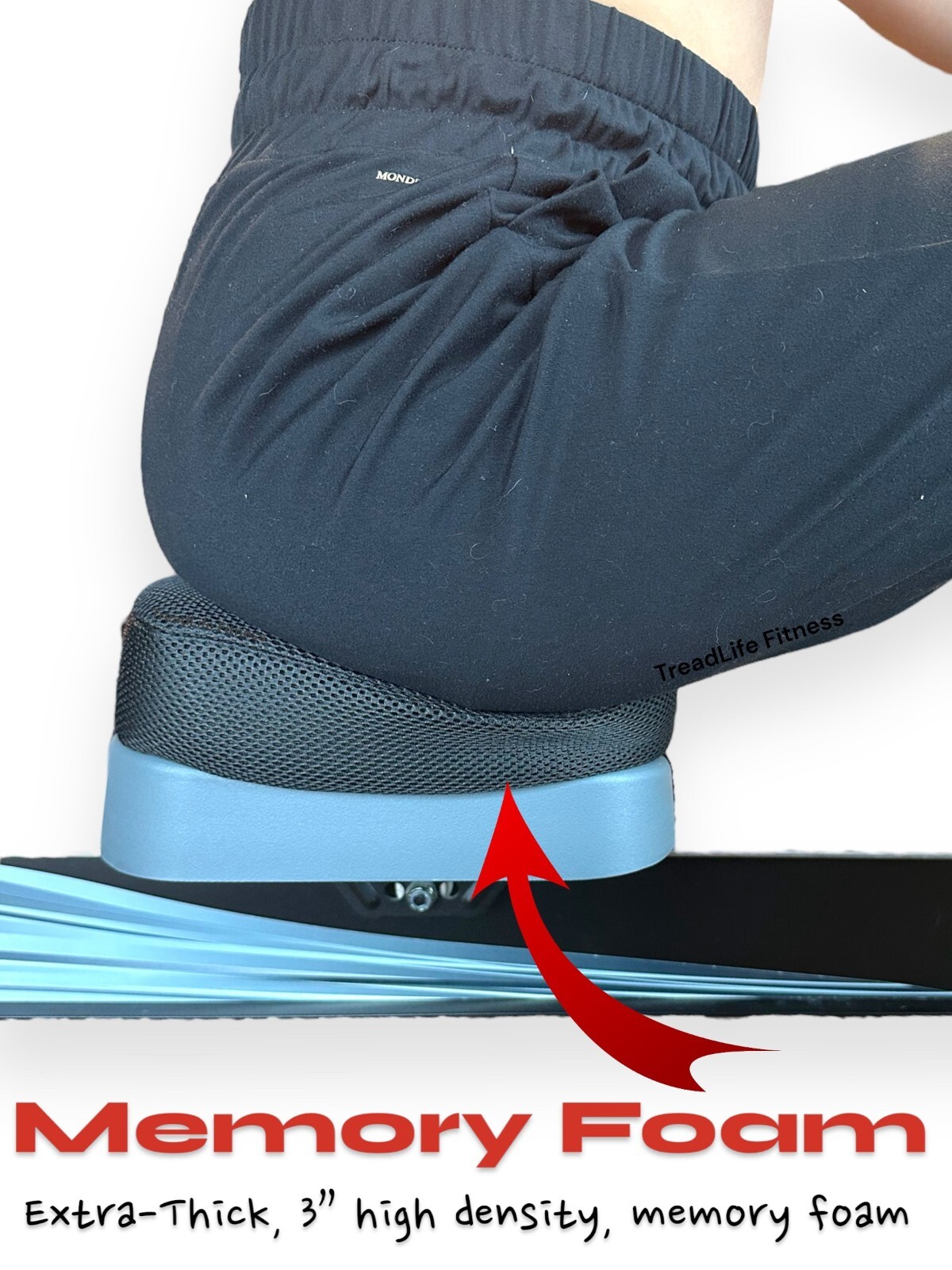 Pro-Row Rowing Machine Seat Cushion Pad Concept 2 Non Slip Memory Foam ...