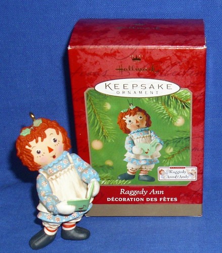 Hallmark Ornament Raggedy Ann with Songbook 2001 Signed Anita Marra ...