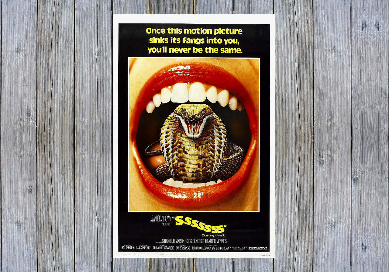 1973 SSSSSSS VINTAGE HORROR MOVIE POSTER PRINT 36x24 9MIL PAPER | eBay