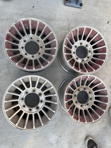(4) Vintage Western Wheel Turbine Hurricane Wheels 16.5 x 8.25, 8x165 ...