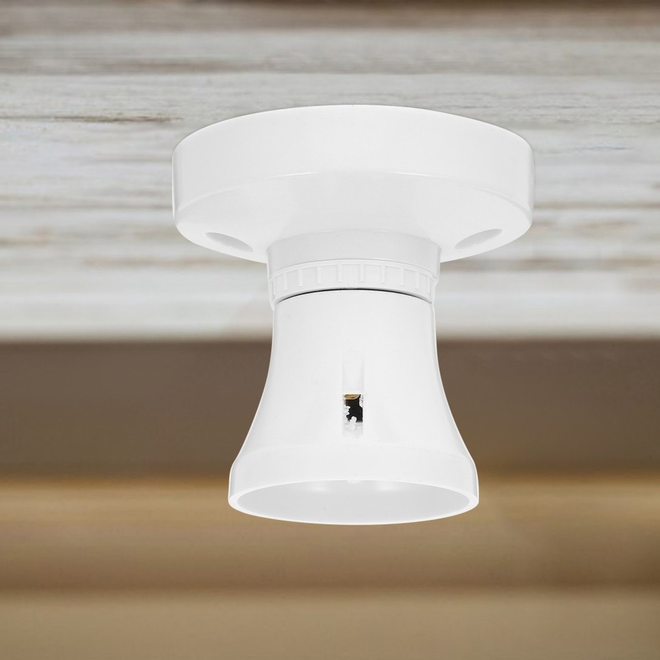 2 Pcs B22 Bulb Holder Lamp Parts Bakelite Zinc Alloy Copper Ceiling ...