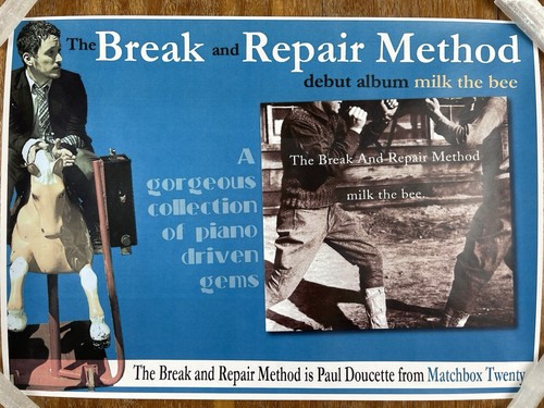 Break and Repair Method Milk the Bee CD Poster Original Promo Matchbox ...