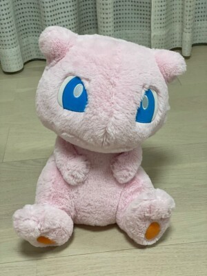 Pokemon Center Original BIG Fluffy Mew Plush Doll 37cm Poké Plush Japan ...