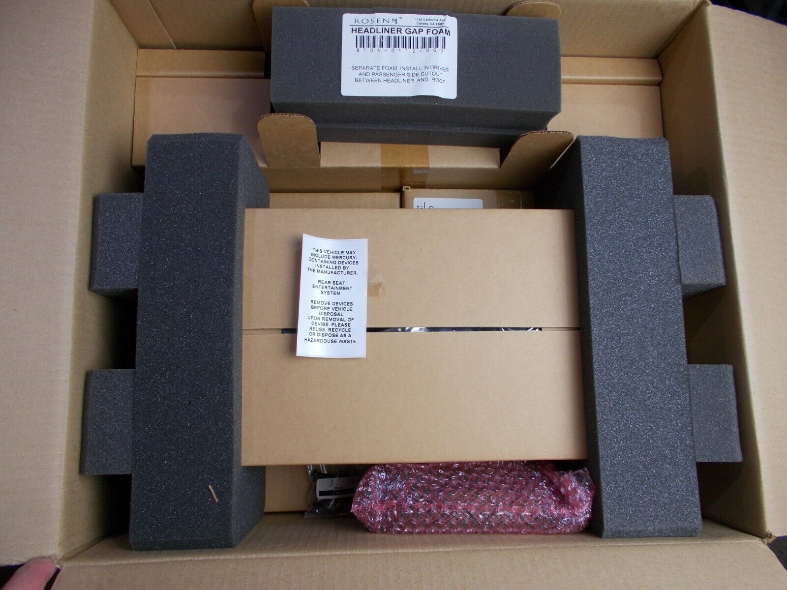 Overhead Console DVD Complete Kit For;Land Rover Discovery 2 NOS ...