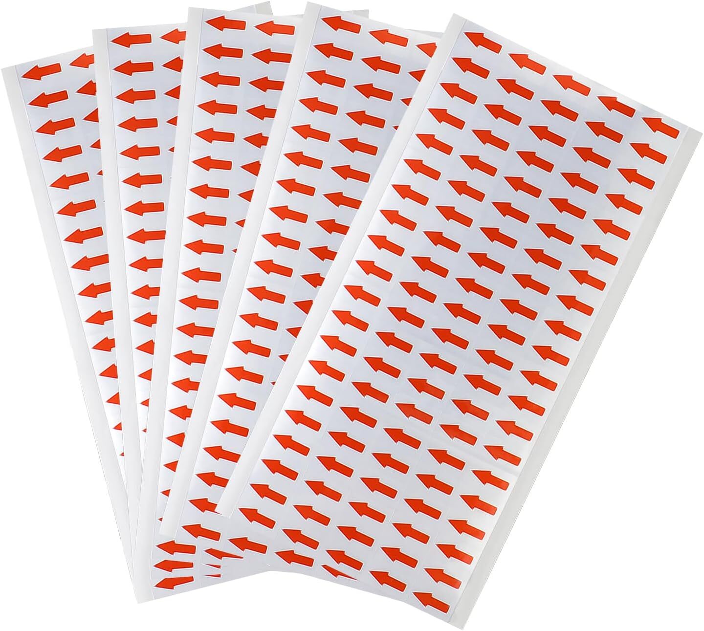 500pcs Vinyle Red Arrow Stickers Labels, Small 1/2 Inch Self... | eBay