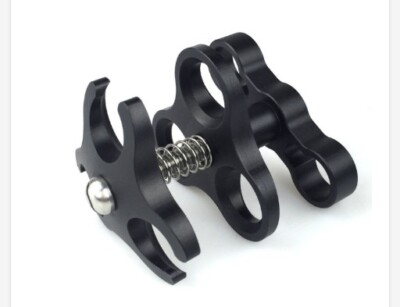 SEA FROGS ALUMINUM ALLOY CLAMP BALL JOINT BRACKET ARM TWO SECTION ...