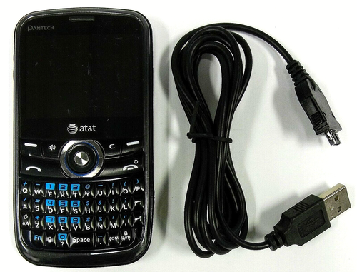 Pantech Link P7040 - Black and Blue ( AT&T ) Cellular Phone - Bundled ...