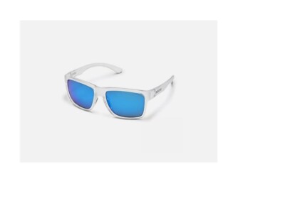 Suncloud Rambler Sunglasses, Matte Crystal/Polarized Blue Mirror, One ...