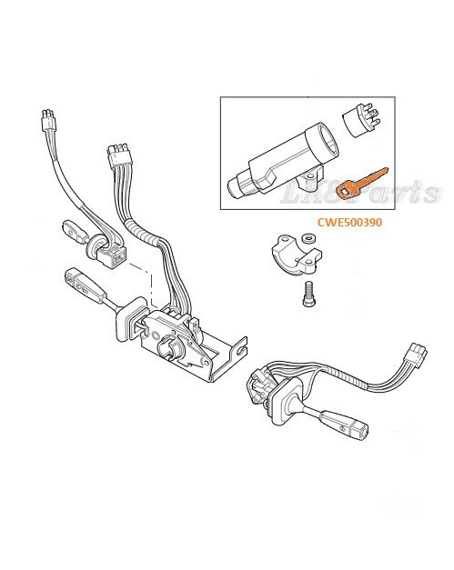 Land Rover Defender 90/Defender 110 Uncut Key Blank CWE500390 Genuine ...