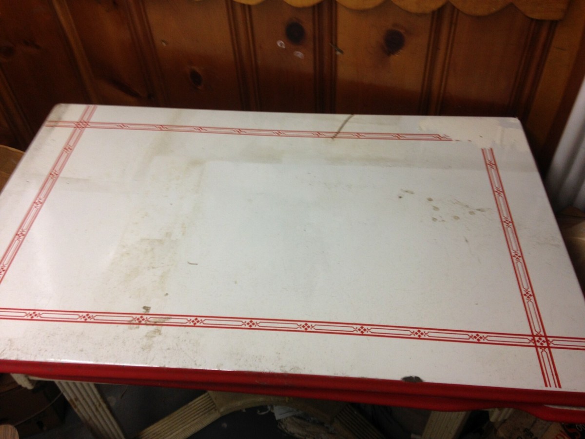 Porcelain Enamel Kitchen Table