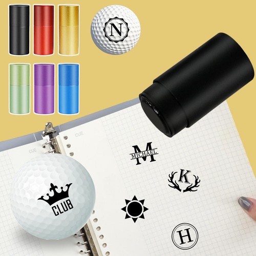 Personalized Golf Ball Stamp Custom Golf Ball Stamper Self-Ink Ball ...