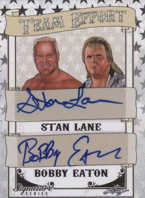 2016 Leaf Signature Series Wrestling - Team Effort Bobby Eaton, Stan ...