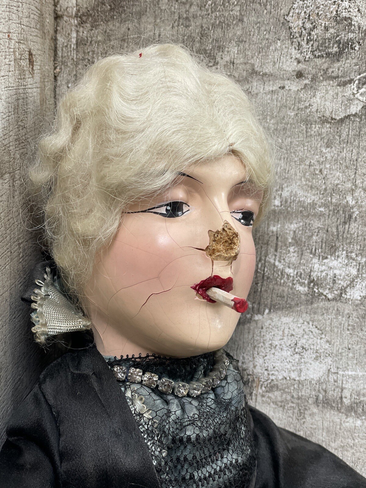 antique smoking boudoir doll | eBay