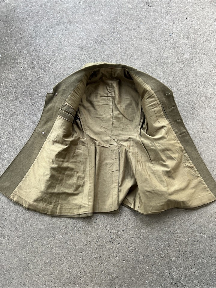WW2 US Army OD Officers Uniform Lieutenant Named (Z990 | eBay