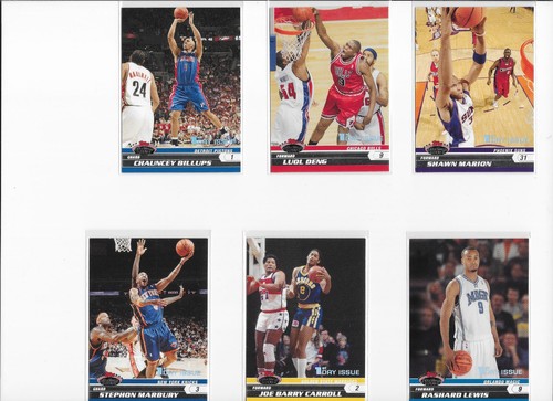 (12) 2007-08 Stadium Club 1st Day Issue lot /1999 MARBURY ODOM O'NEAL ...