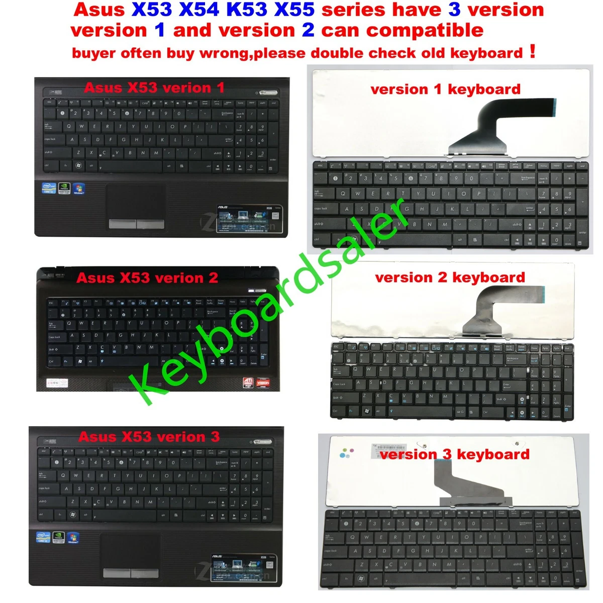 Asus X53e Keyboard