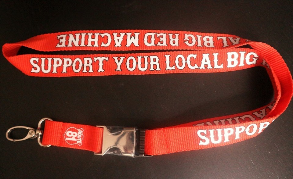 Hells Angels, Support your local Big Red Machine Schlüsselband NEU red ...