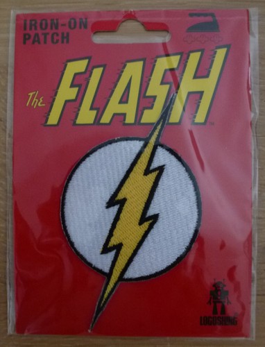 THE FLASH Ecusson Logo Thermocollant Iron-on Patch Pochette Scellée ...