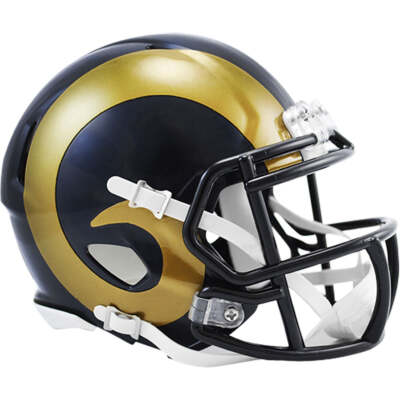 LA Rams 2000-16 Riddell Throwback Mini Football Helmet | eBay